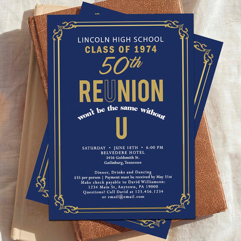 35th Class Reunion - Etsy