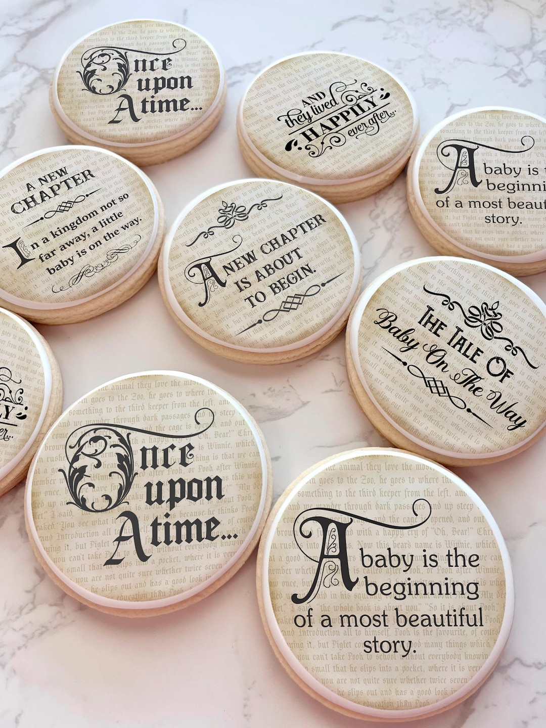 Downloadable Storybook Baby Shower Label Decoration / Uneditable ...