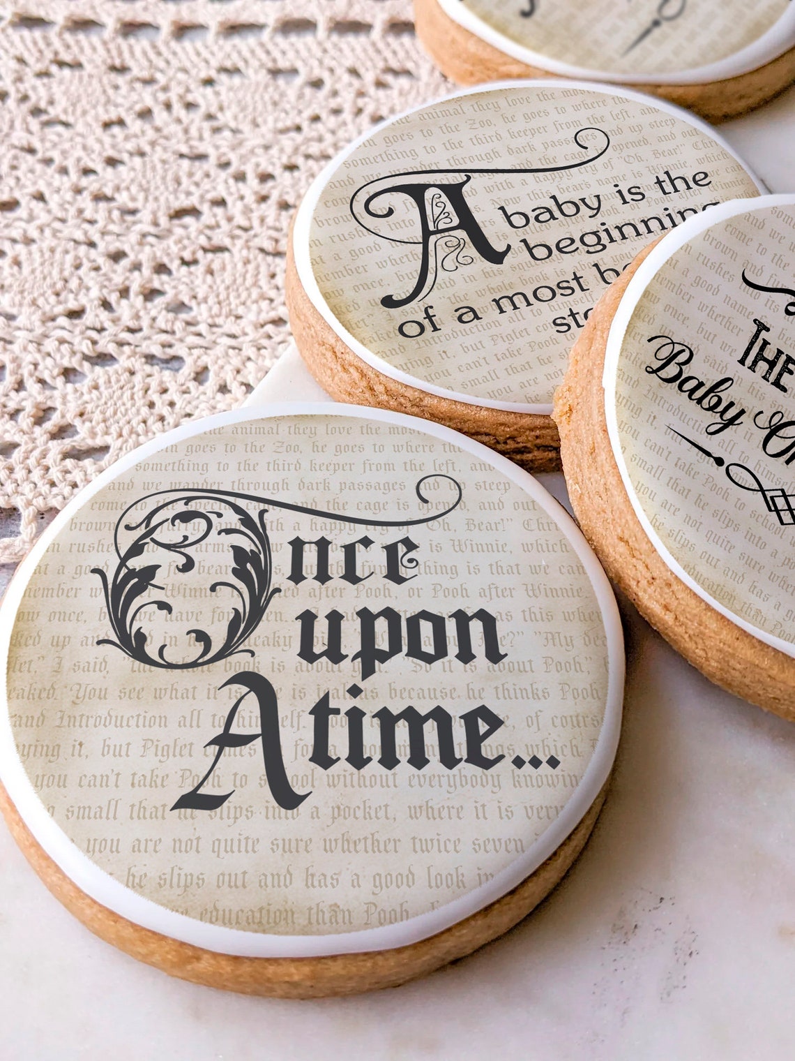 Downloadable Storybook Baby Shower Label Decoration / Uneditable ...