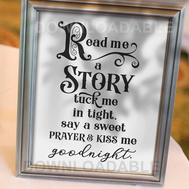 Read Me a Story Sign - Etsy