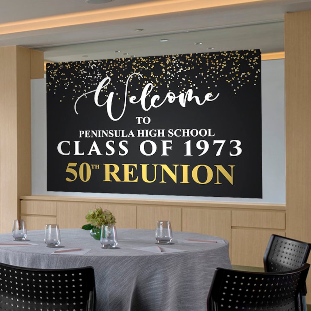 Made-to-order Digital File / Backdrop PDF / 50th 40th 25th Class ...