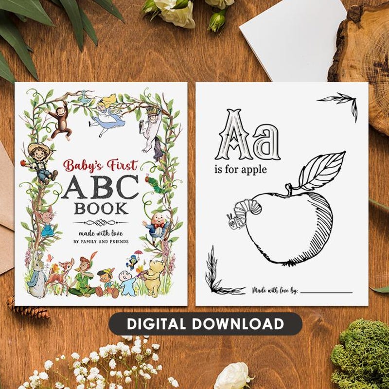 Alphabet Book - Etsy