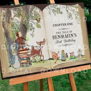 Made-to-order Digital File/ Storybook Themed Decoration - Etsy