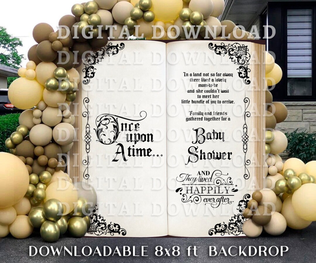 DIGITAL DOWNLOAD Giant Book Backdrop File / Instant Download - Etsy