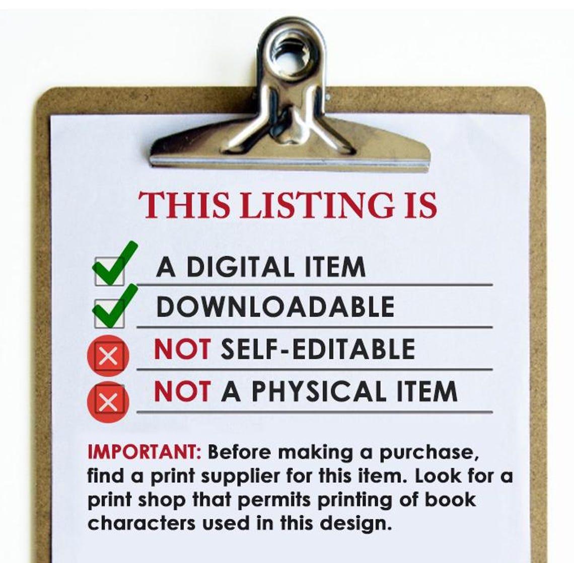 Downloadable 8x10 Sign With Answer Cards / Not Self-editable / Guess ...