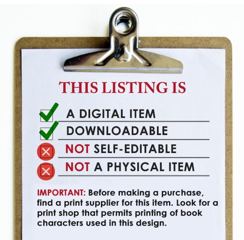 Downloadable 8x10 Sign With Answer Cards / Not Self-editable / Guess ...