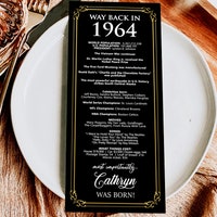 Table Card - Etsy