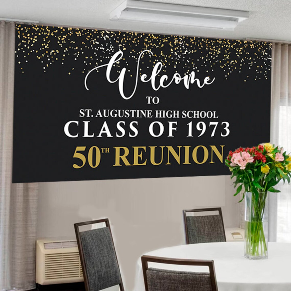 Made-to-order Digital File / Backdrop PDF / 50th 40th 25th Class ...