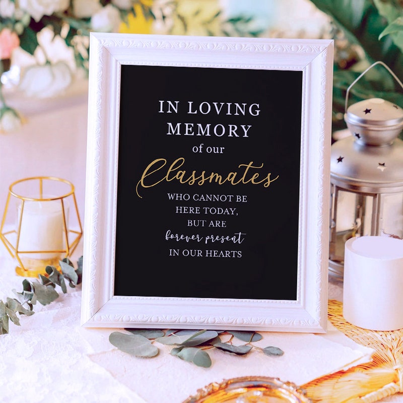 Reunion Memorial Table - Etsy