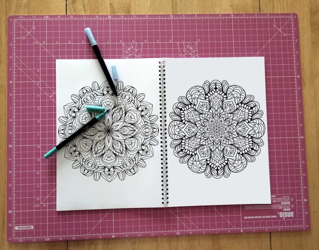 Mandala Coloring Pages | Simple Strokes, Stress Relief (PDF Pattern ...