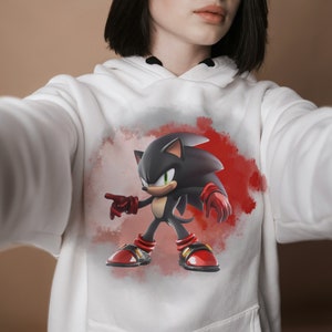Sonic Shadow Splash and Watercolor PNG , Shadow the Hedgehog PNG ...