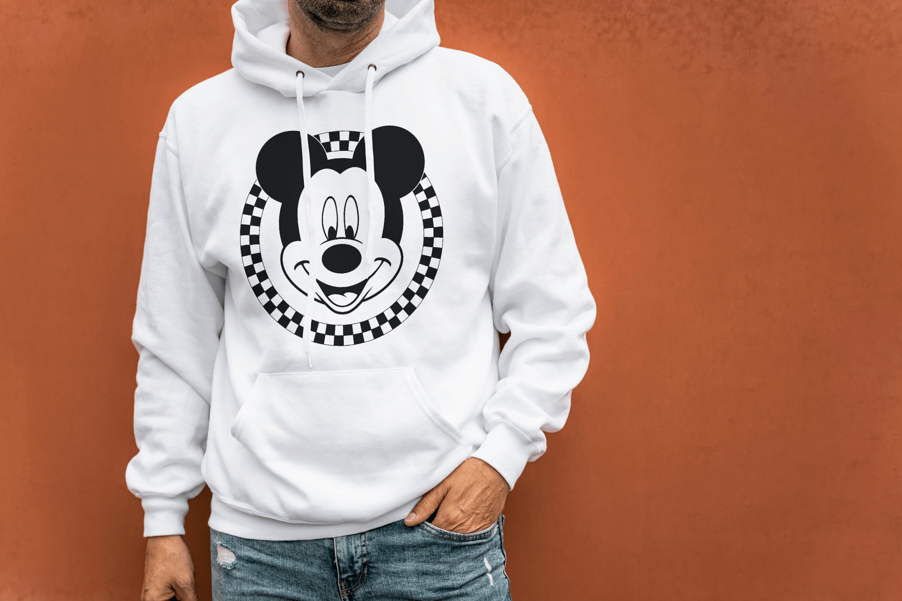 Retro Checkered Mickey and Friends Svg Png Eps, Checkered Mouse, Movie ...