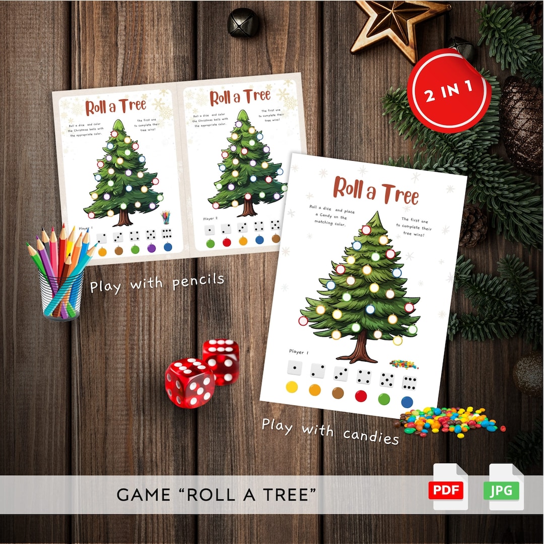 Printable Christmas Game Winter Activity for Kids and Adults. Perfect ...