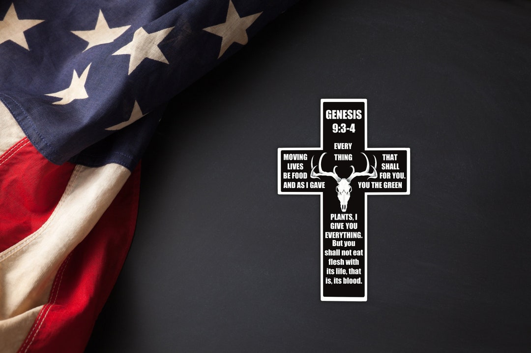 Hunting Bible Verse Sticker - Etsy