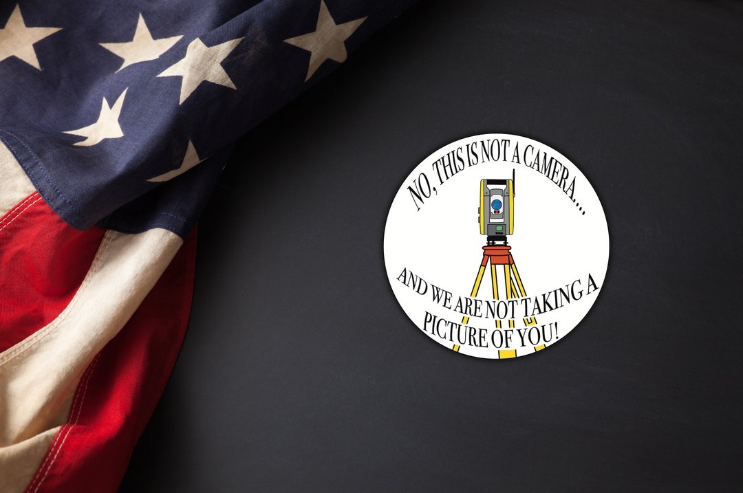 This is Not a Camera Total Station Sticker - Etsy