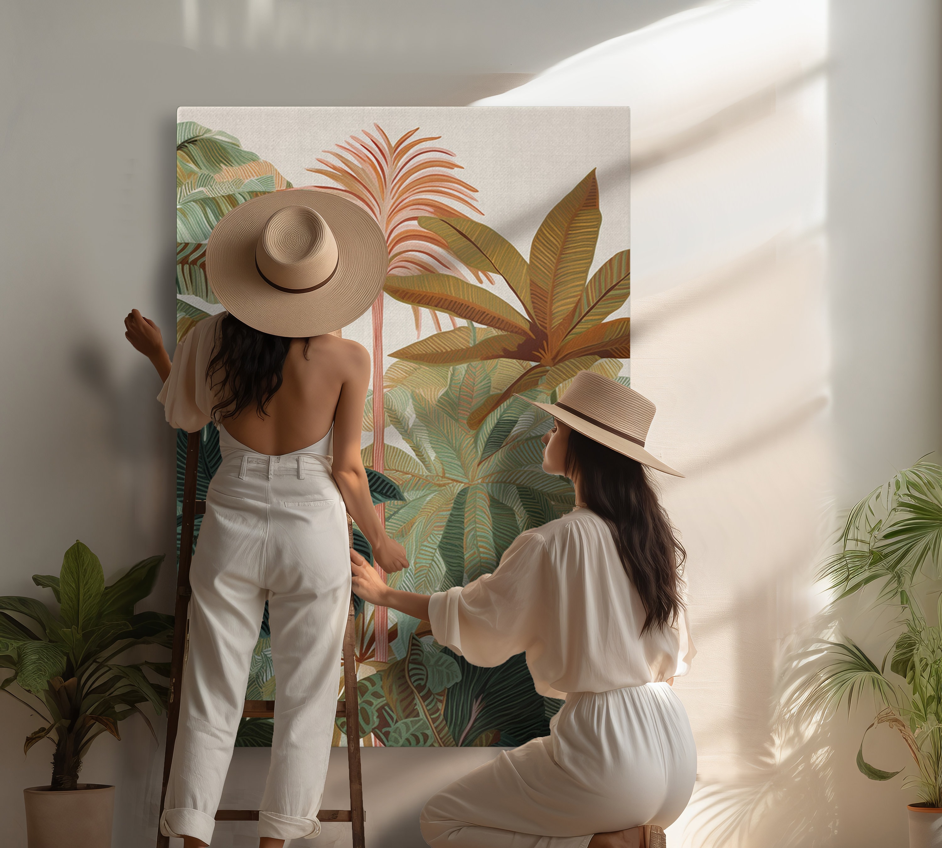 Hannya Mask Wall Art, Oni Mask, Japanese Wall Art Canvas Wall Art ...