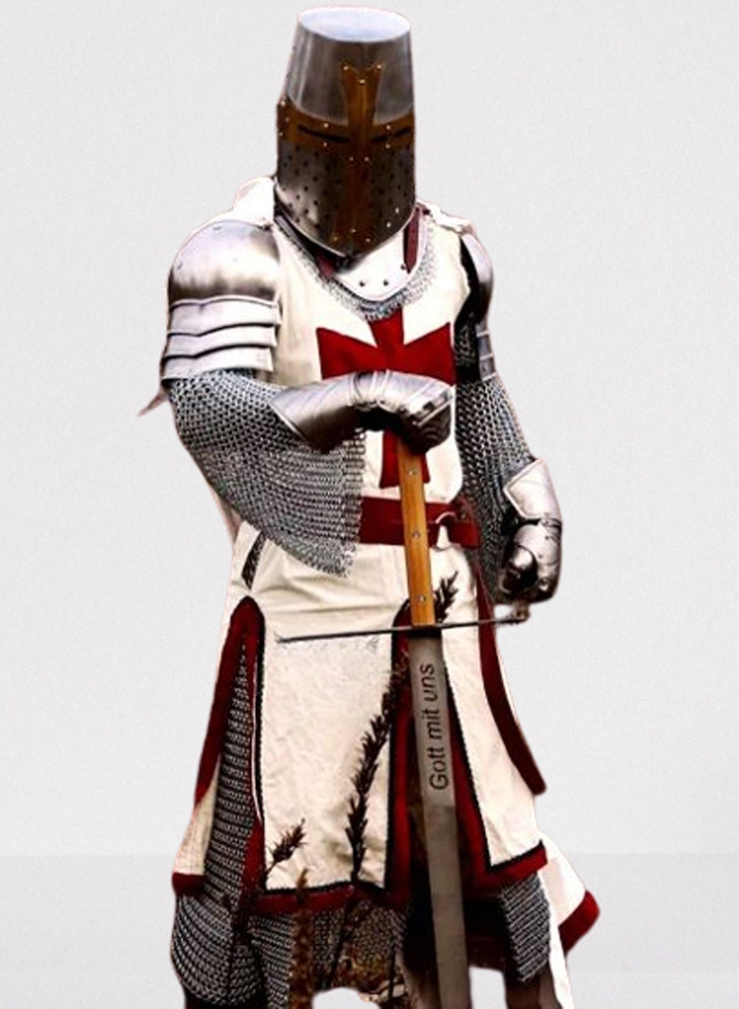 Medieval Fully Functional Templar Armor Fantasy Warrior Cosplay Armor ...