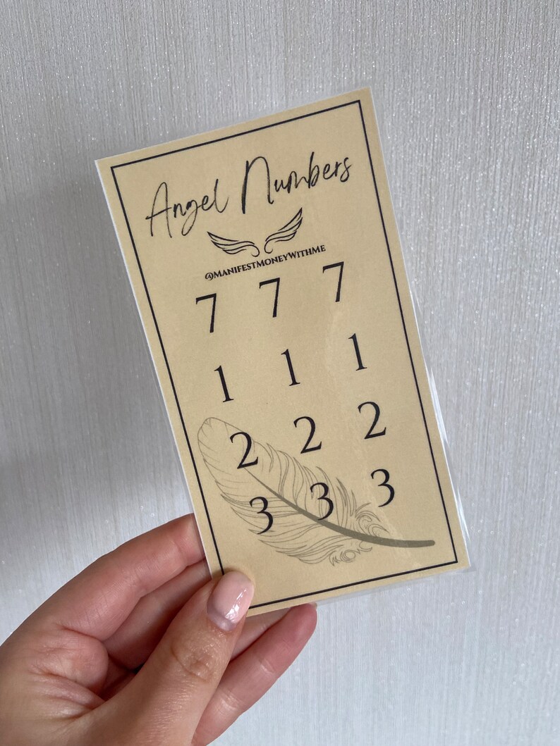 Angel Numbers Money Challenge Tracker - Etsy