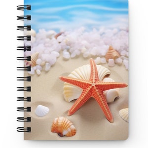 Starfish Beach Notebook With Glossy Laminated Cover, Another Starfish ...
