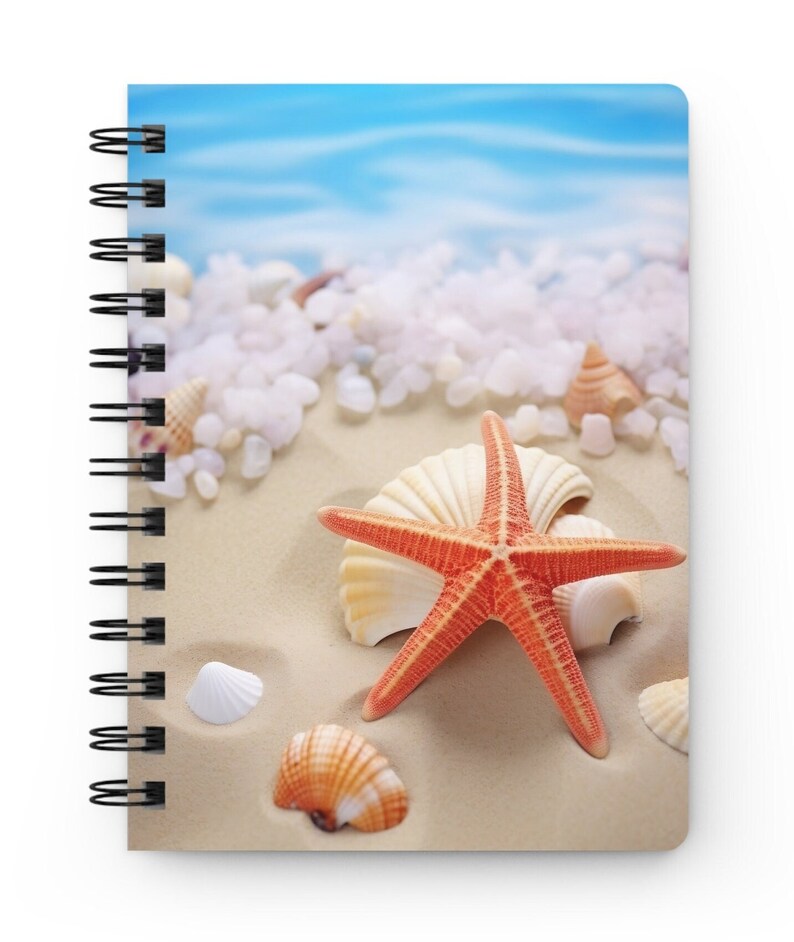Starfish Beach Notebook With Glossy Laminated Cover, Another Starfish ...