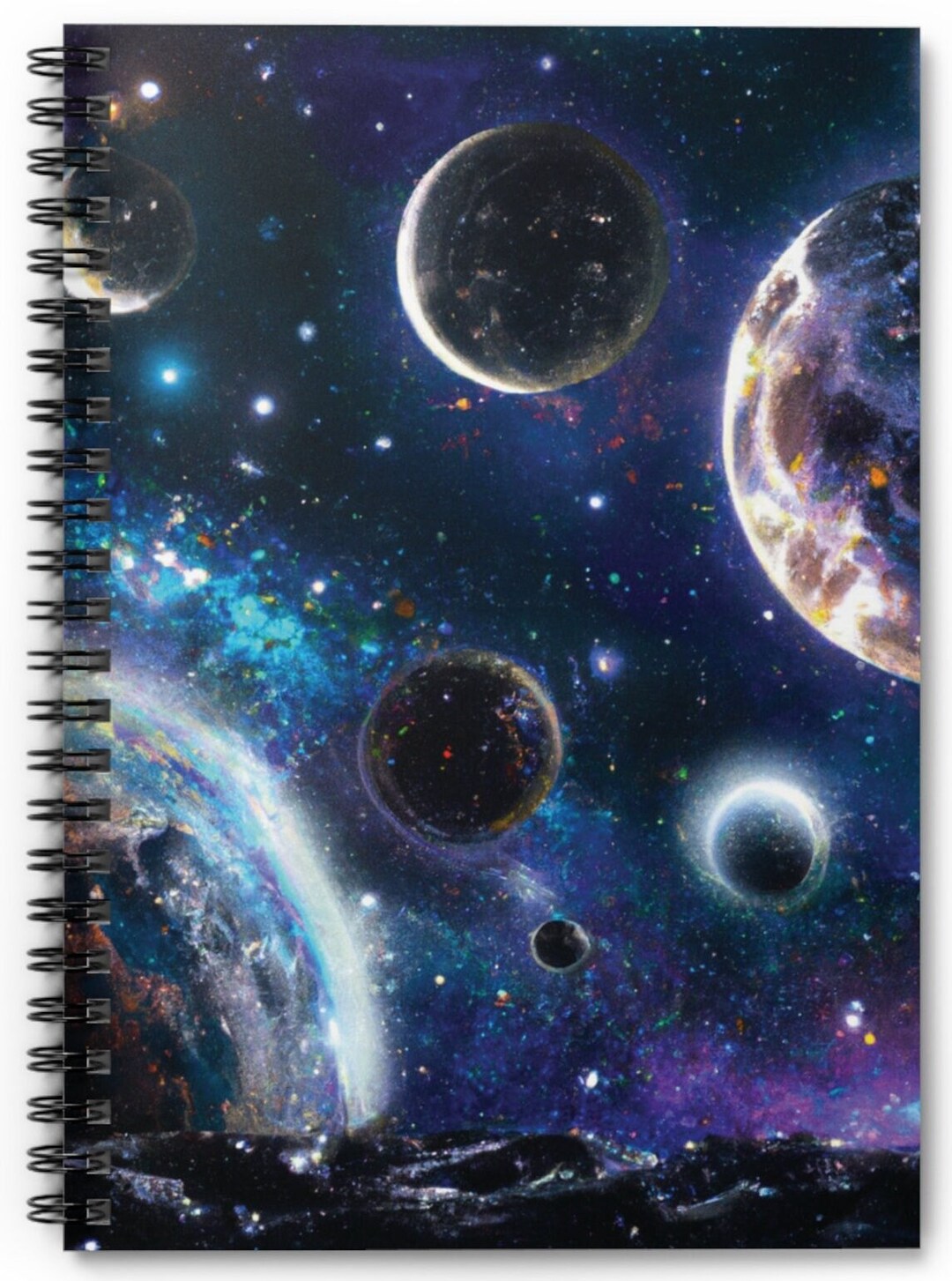 Outer Space Notebook, Celestial Notebook, Space Travel, Planets and ...
