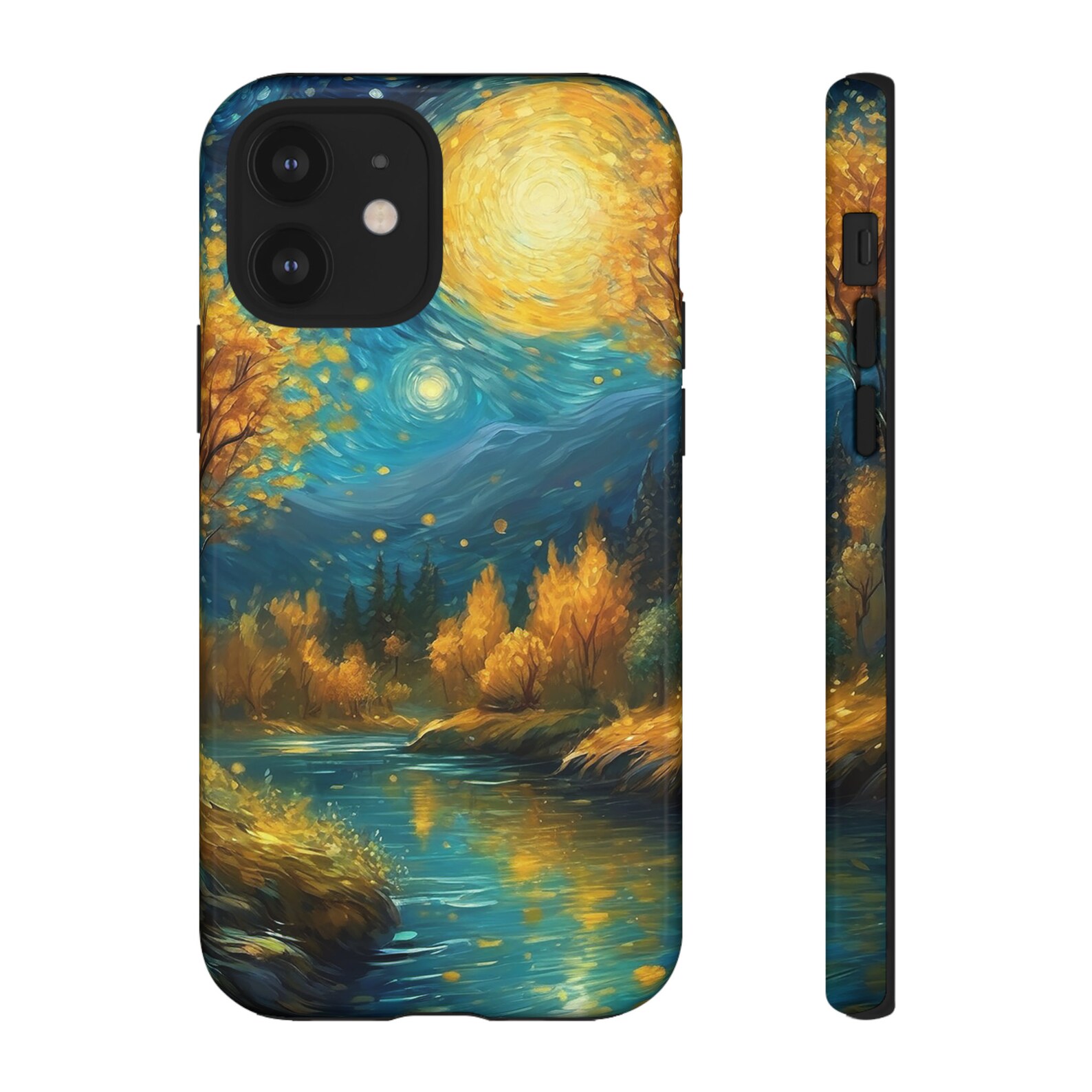 Starry Night iPhone Cases, Generations 12 15, Inspired by Van Gogh's ...