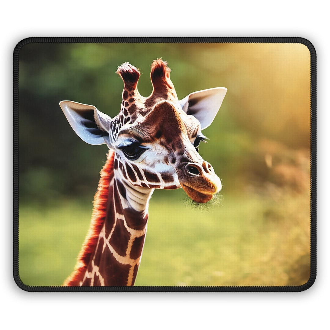 Giraffe Mouse Pad, Wildlife Scenery, Beautiful Wild Animals, Gaming Pad ...