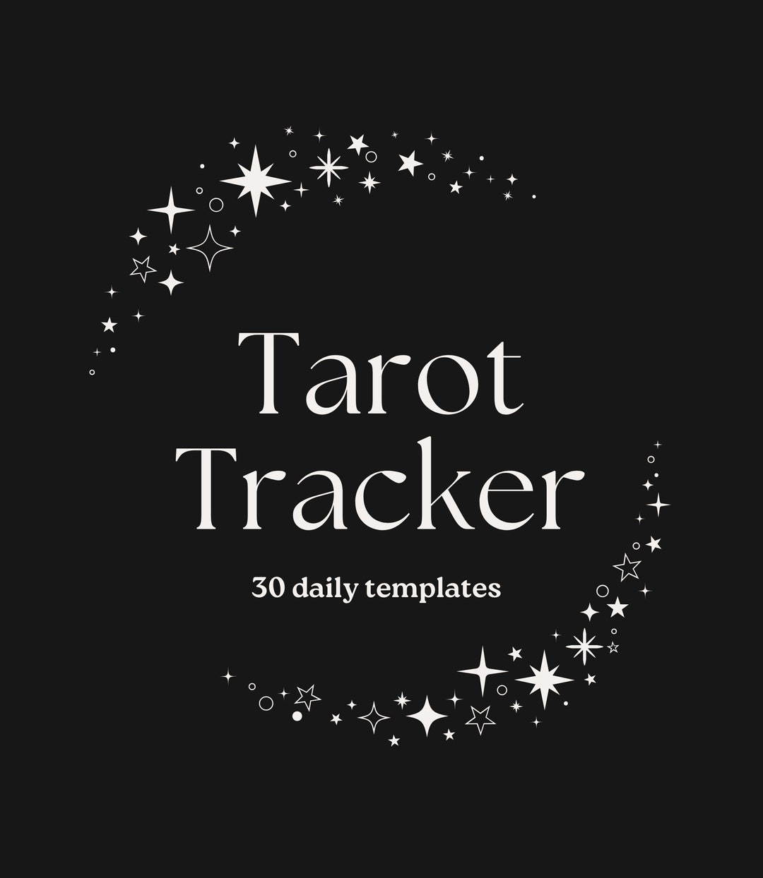 30 Daily Tarot Tracker - Etsy