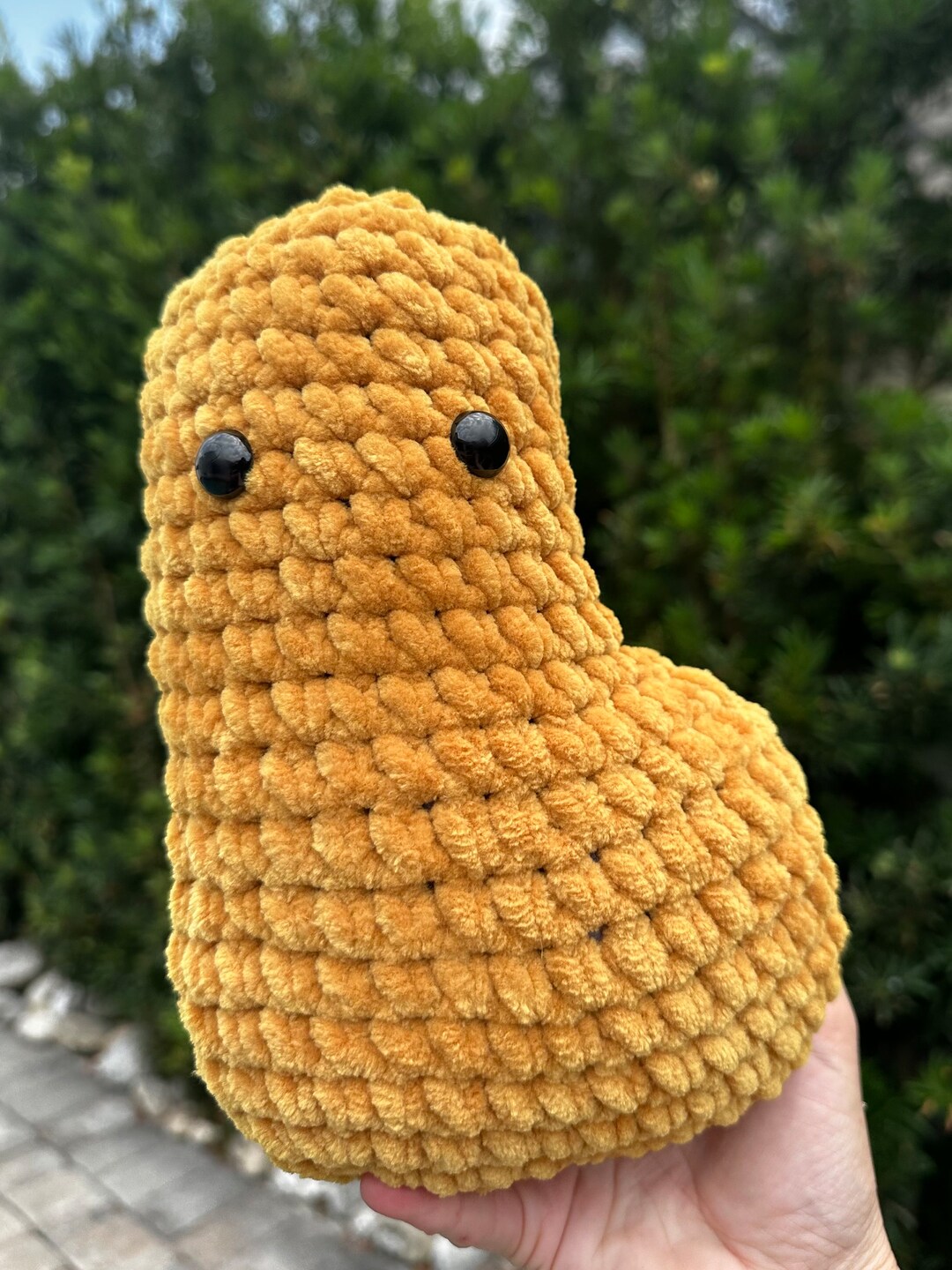 Chicken Nugget Crochet Stuffed Animal - Etsy