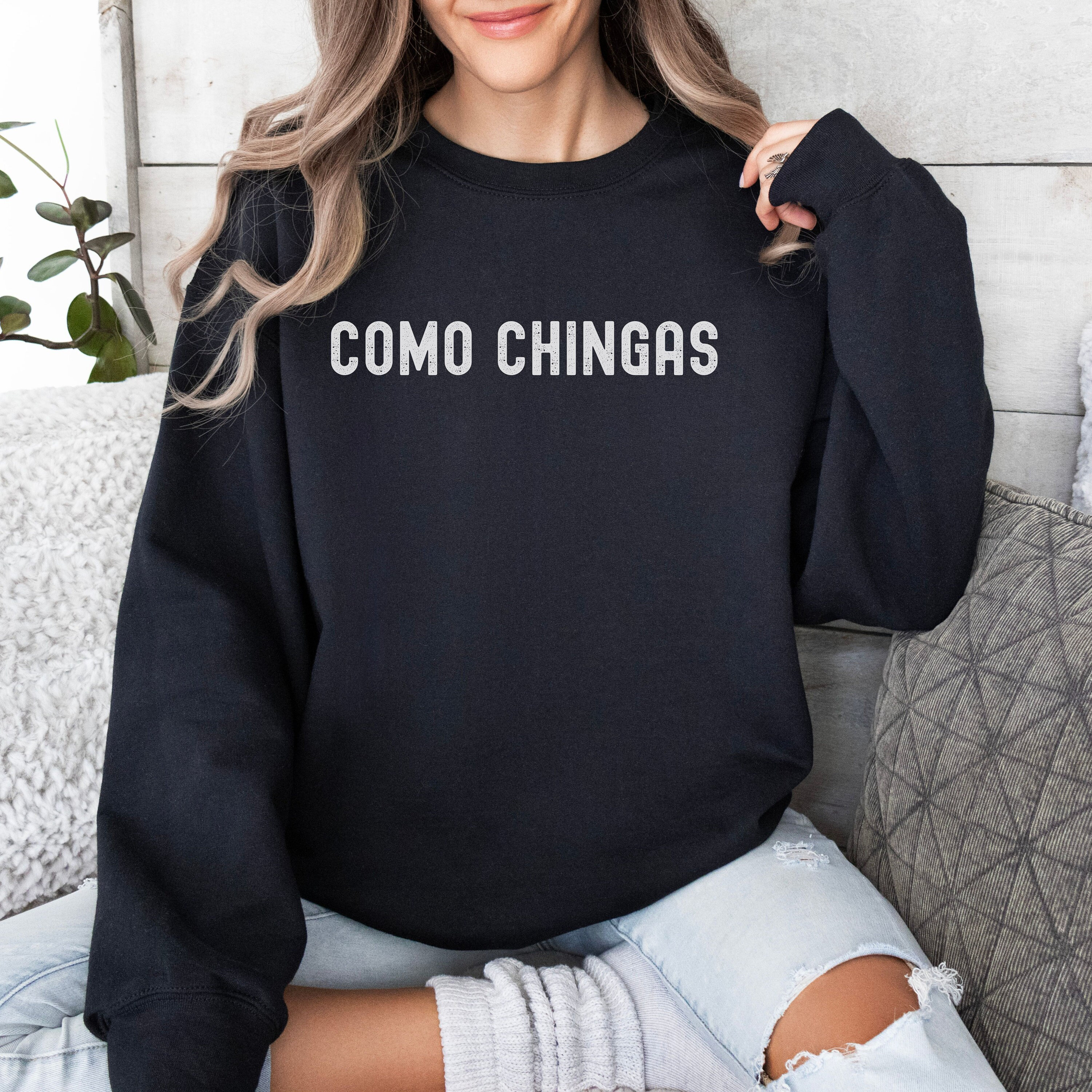Como Chingas Crewneck, Como Chingas Sweatshirt, Mexican Sweater, Latina Sweatshirt, Mexican Gift ...