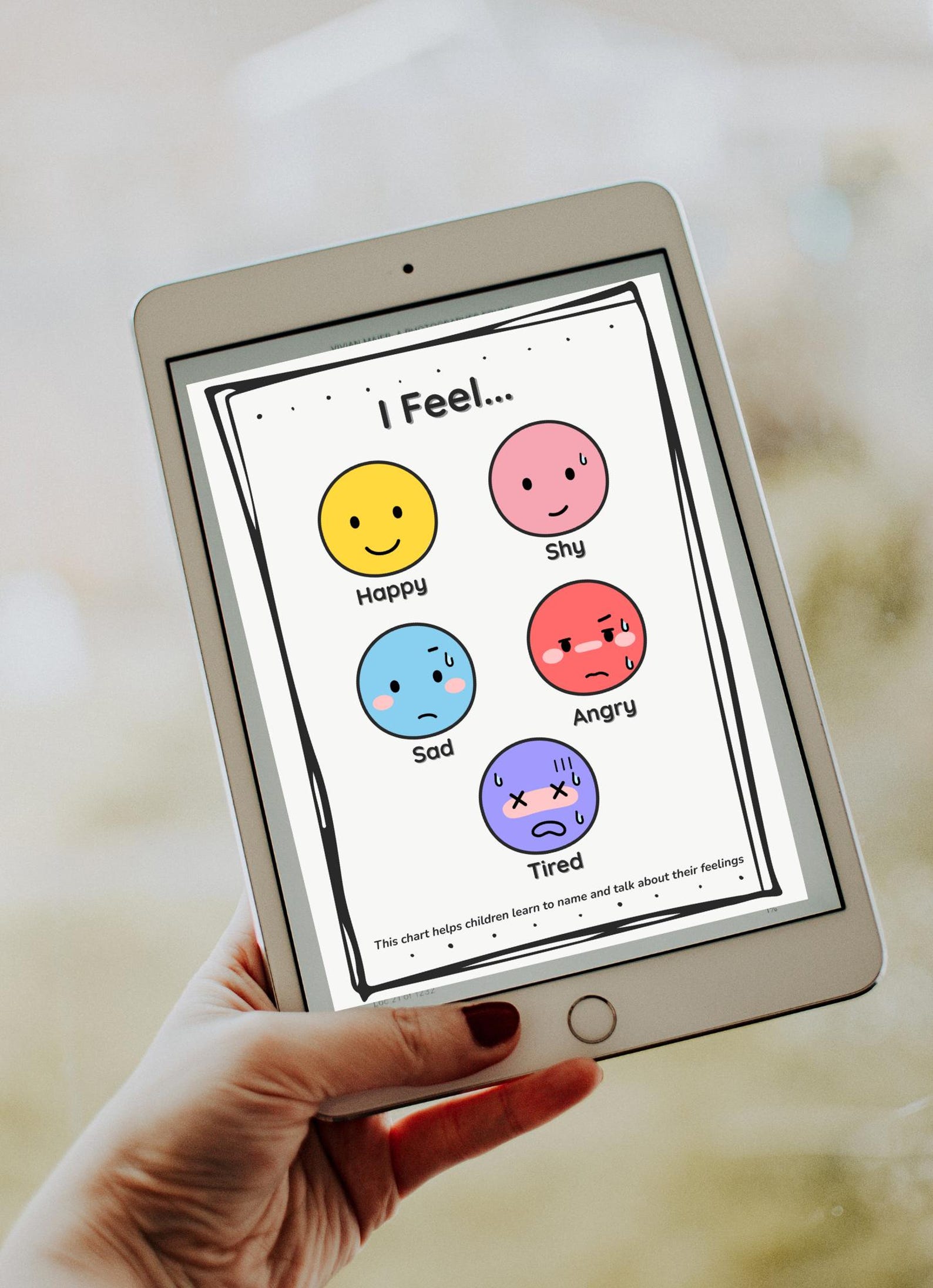 Digital Emotions Poster for Kids | Editable Canva Template | Learning ...