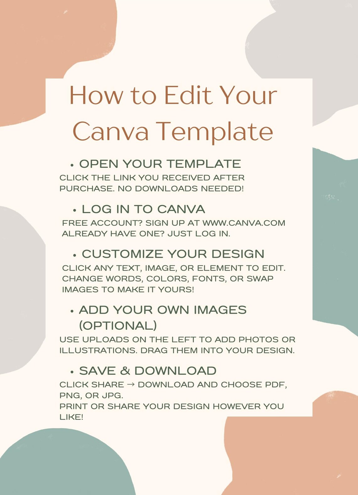Digital Emotions Poster for Kids | Editable Canva Template | Learning ...