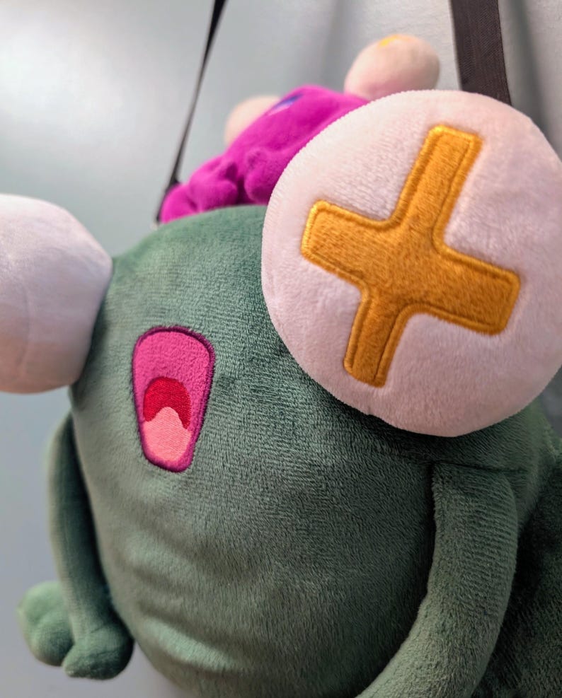 Ribberto the Frog Side Plush Bag - Etsy