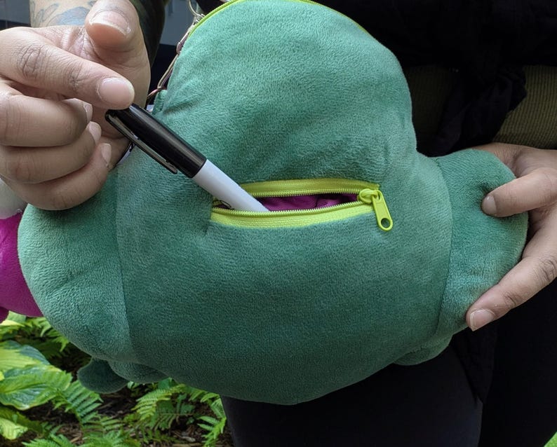Ribberto the Frog Side Plush Bag - Etsy