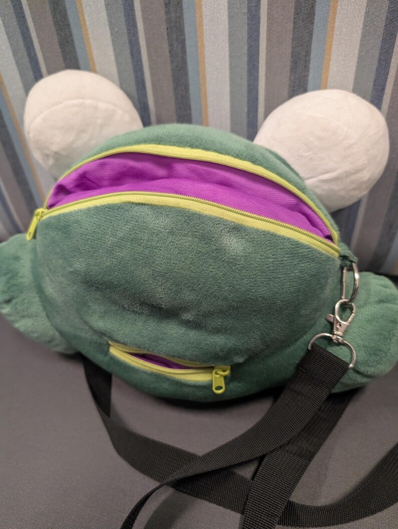 Ribberto the Frog Side Plush Bag - Etsy