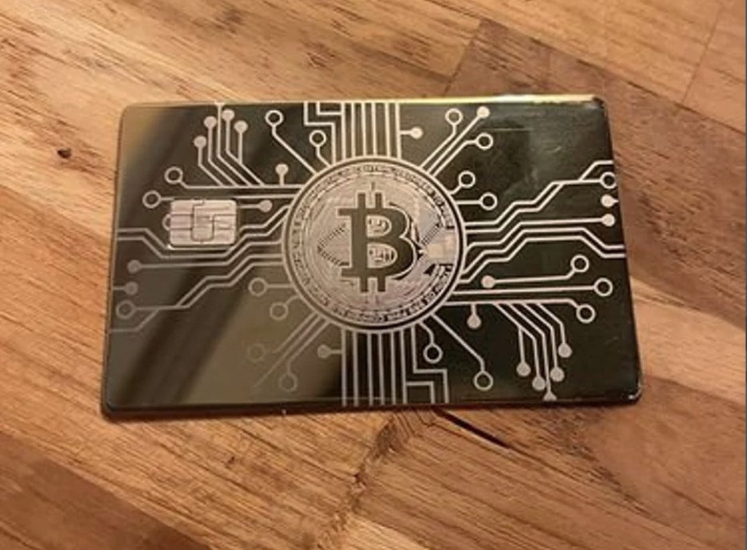 Personalized Metal Credit Card Custom Credit Cards CRYPTO - Etsy