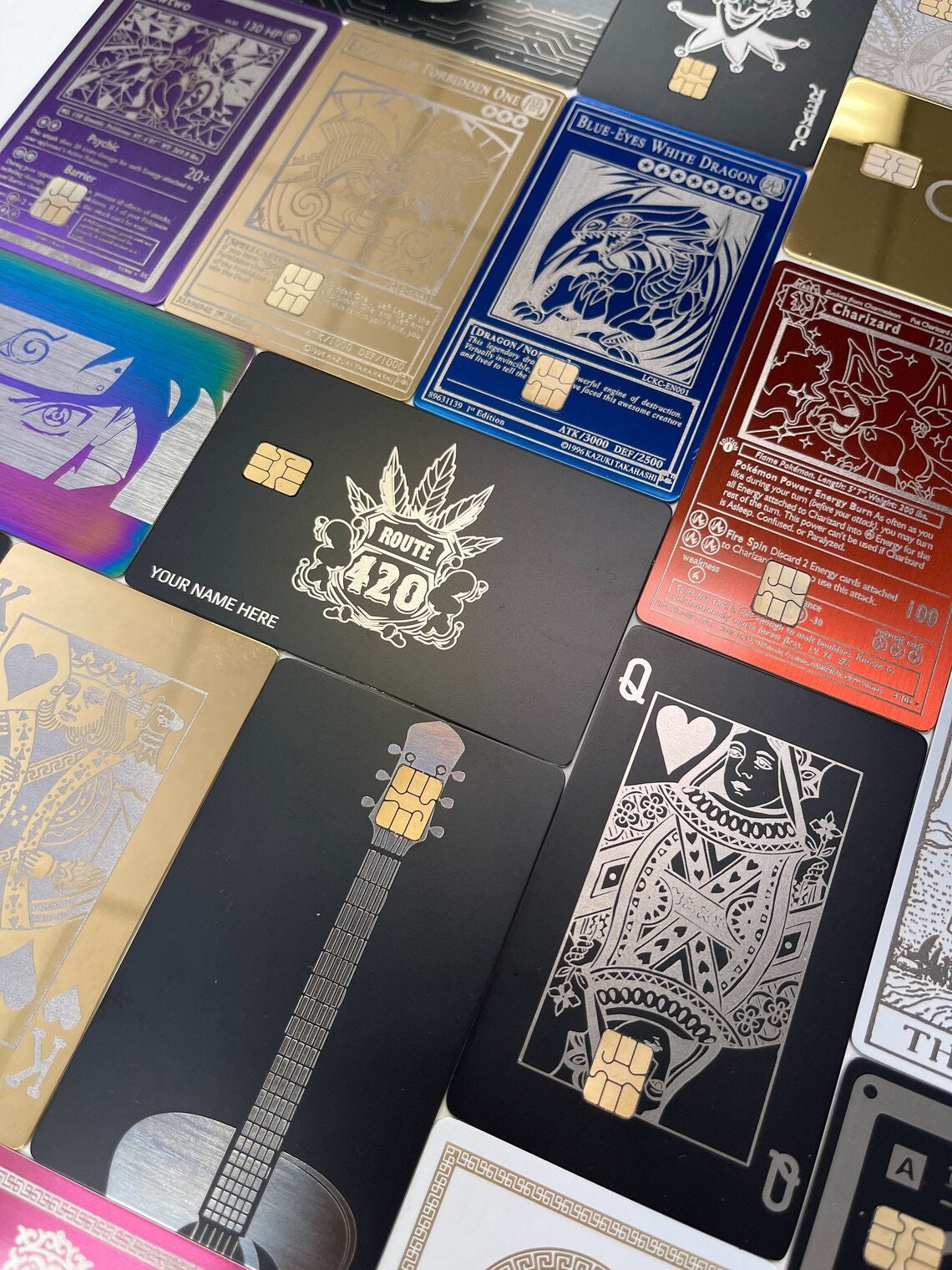 Personalized Metal Credit Card Custom Credit Cards - Etsy