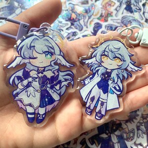 Honkai Star Rail Keychains (sunday, Robin, Aventurine, Dr Ratio ...