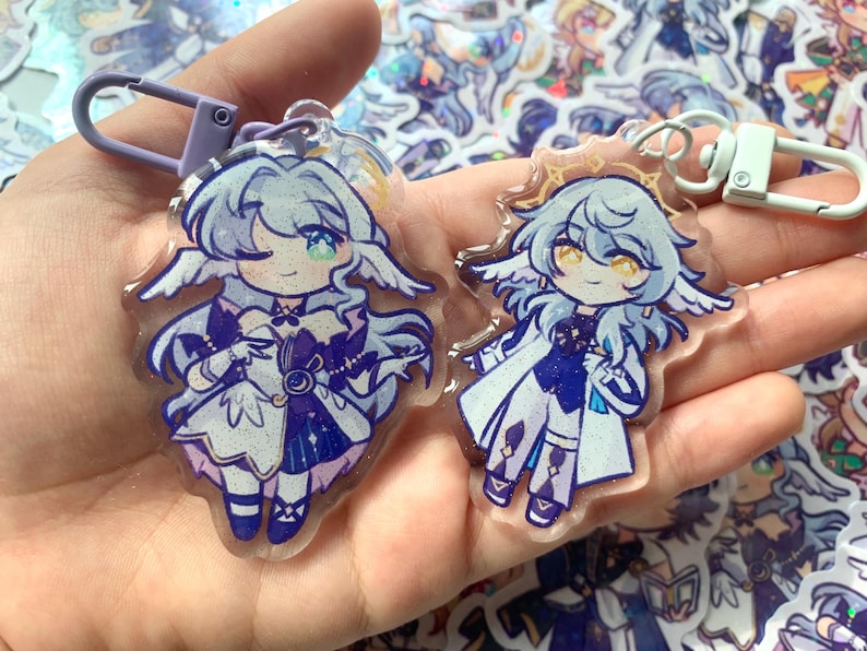 Honkai Star Rail Keychains (sunday, Robin, Aventurine, Dr Ratio ...