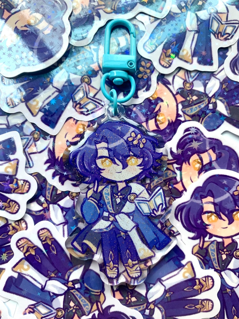 Honkai Star Rail Keychains (sunday, Robin, Aventurine, Dr Ratio ...