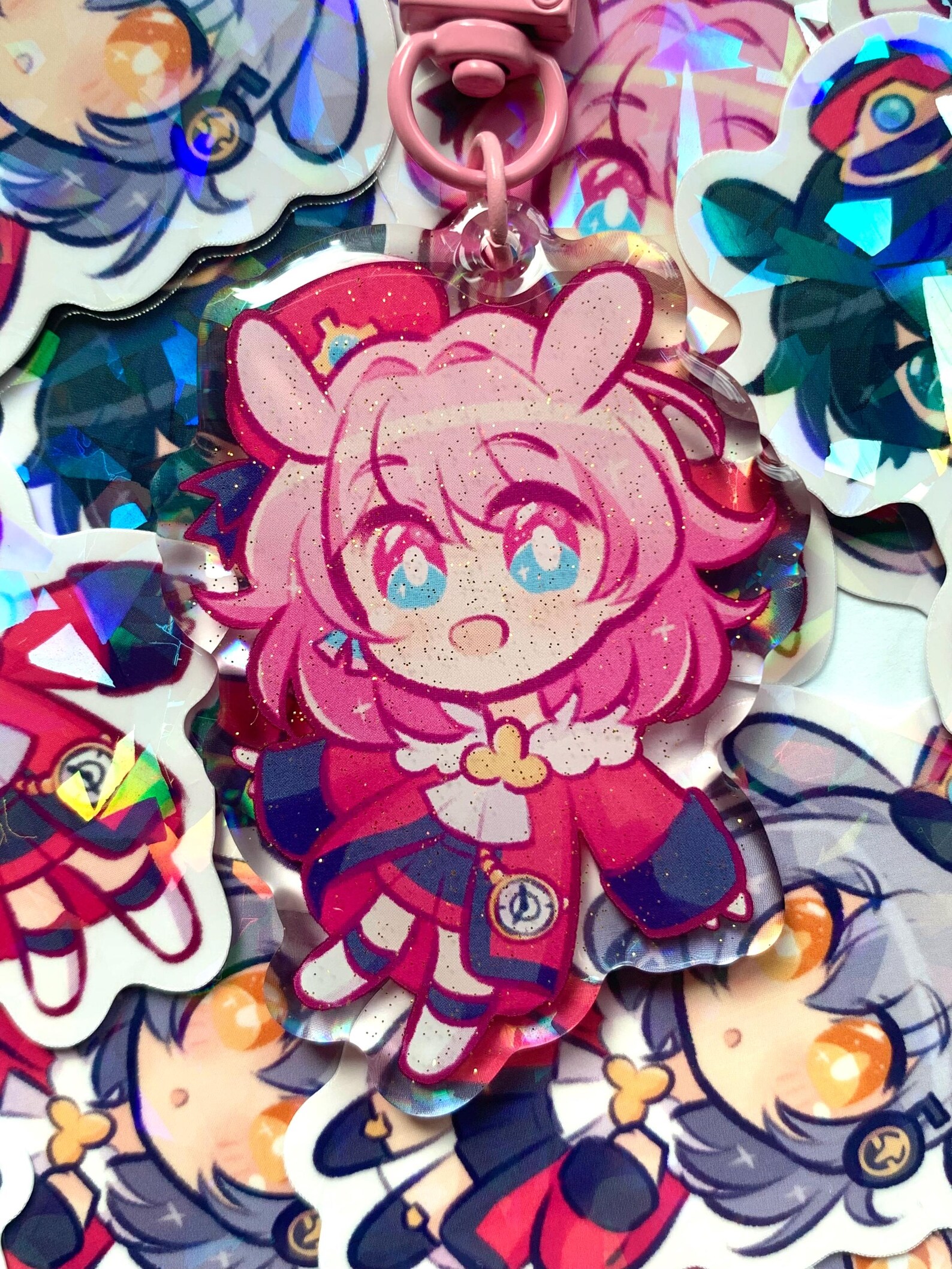 Honkai Star Rail HSR Acrylic Chibi Keychains (trailblazer Stelle ...