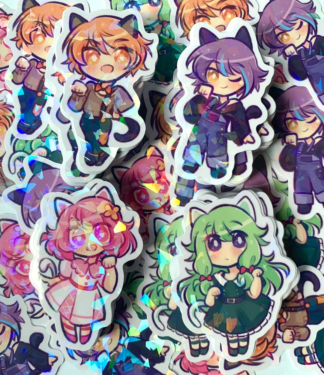 Project Sekai Wonderlands X Showtime Stickers (tenma Tsukasa, Emu Otori ...