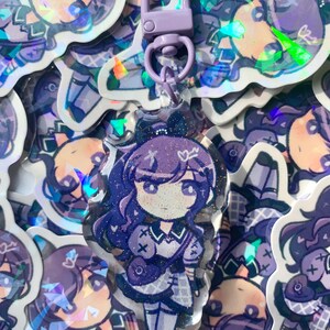 Project Sekai 25:00 at Nightcord Keychains (kanade Yoisaki, Mafuyu ...