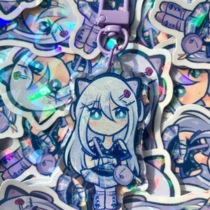 Project Sekai 25:00 at Nightcord Keychains (kanade Yoisaki, Mafuyu ...