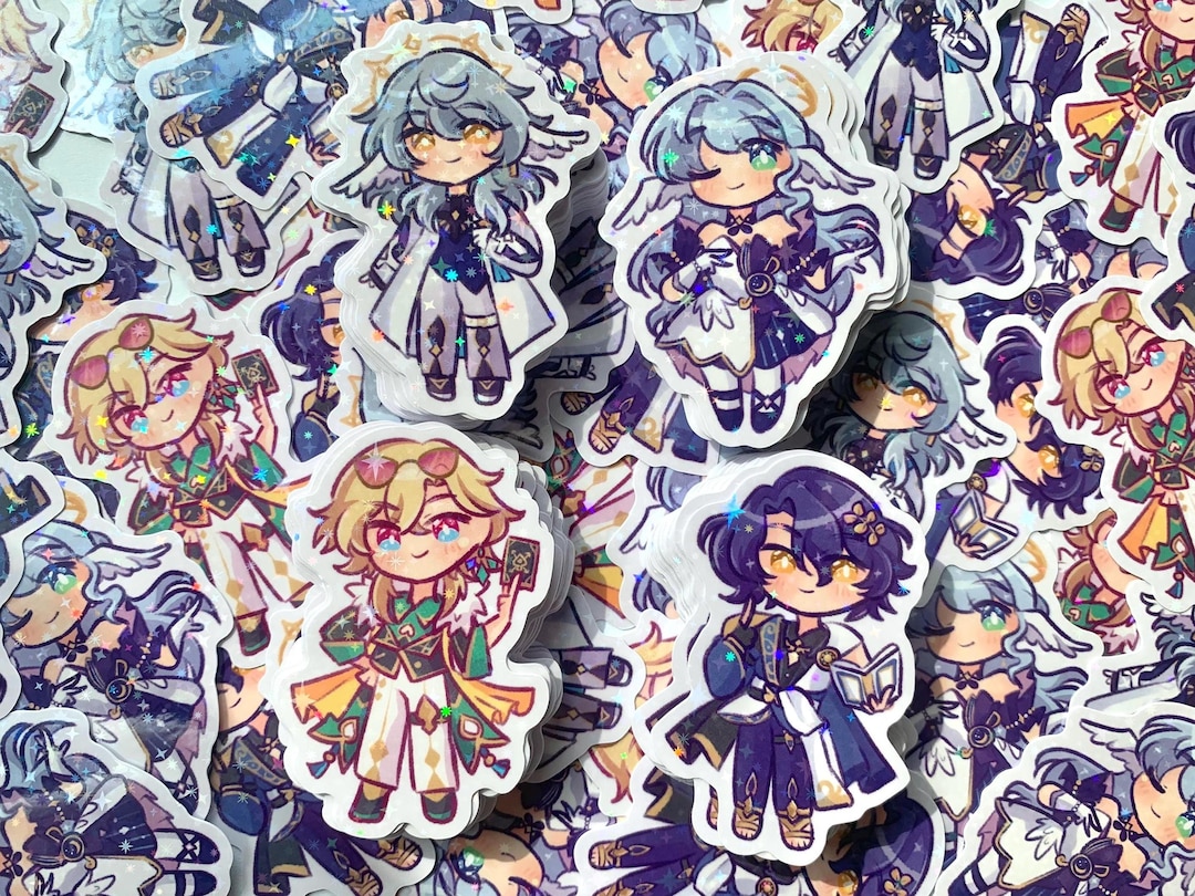 Honkai Star Rail Stickers (sunday, Robin, Aventurine, Dr Ratio) Cute ...