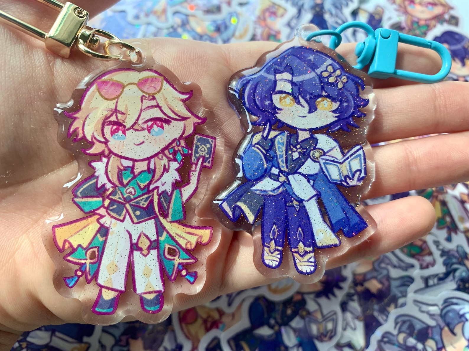 Honkai Star Rail Keychains (sunday, Robin, Aventurine, Dr Ratio ...