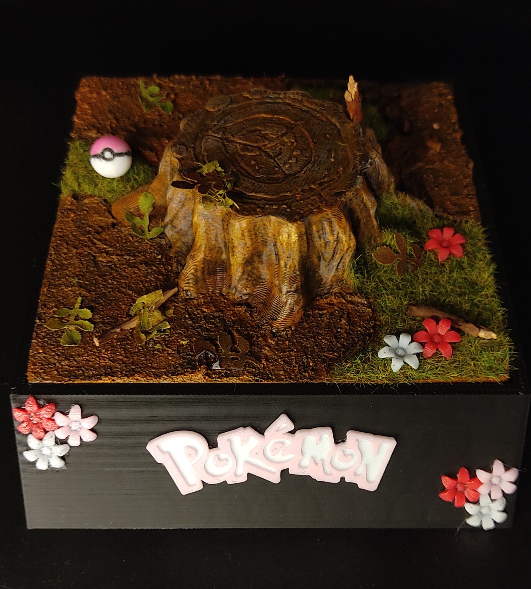 POKEMON Diorama Tree Trunk - Etsy
