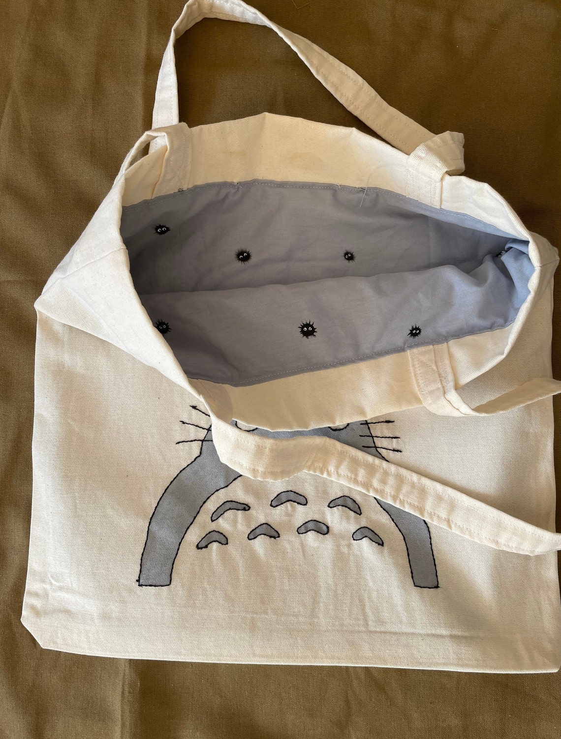 Tote Bag My Neighbor Totoro (ghibli) 40x40 (cm) - Etsy