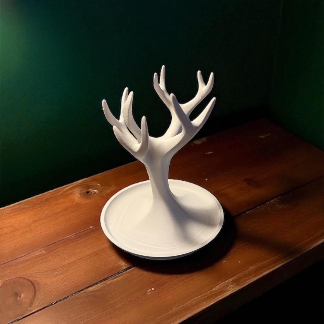 Minimalist 3D Printed Tree Branch Jewelry Stand – Modern Earring ...
