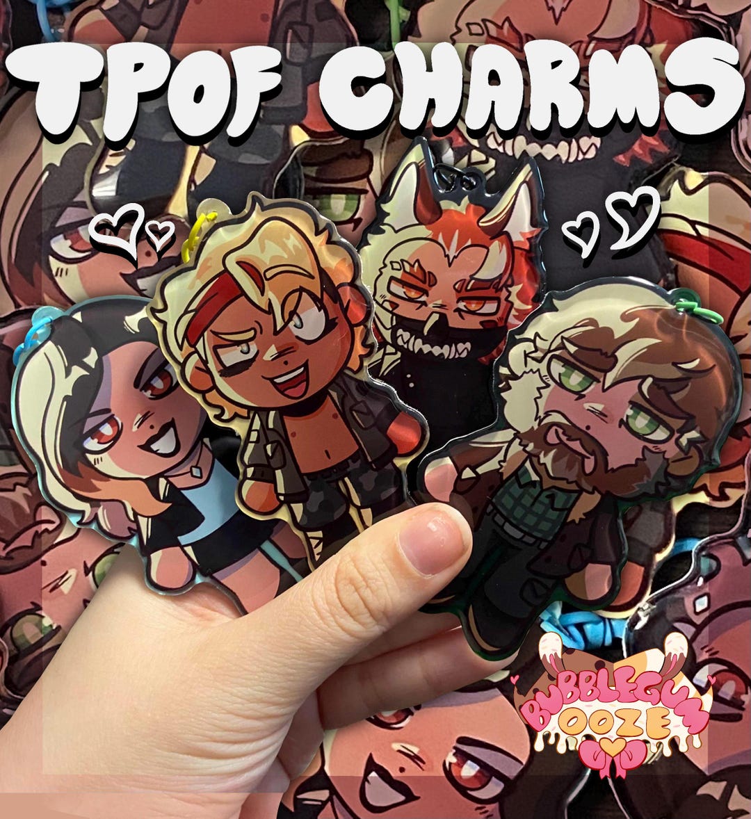 Tpof/the Price of Flesh - Derek, Celia, Mason and Fox Epoxy Keychains ...